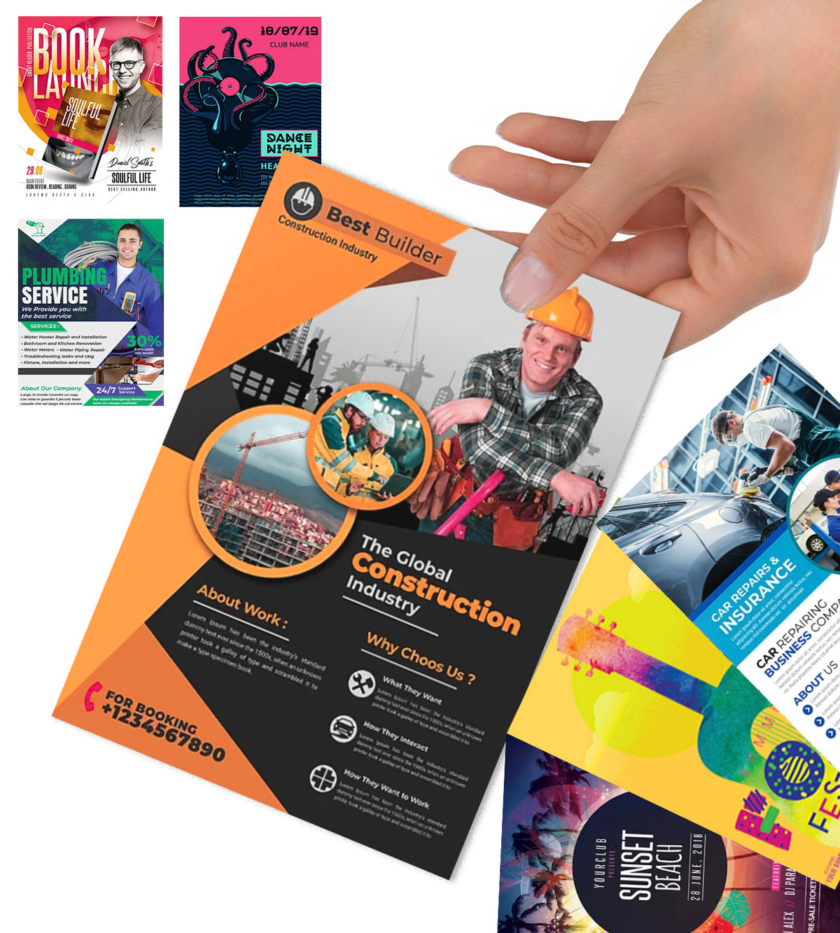 A5 Tradie Promotional Leaflets - i2 Banners and Posters