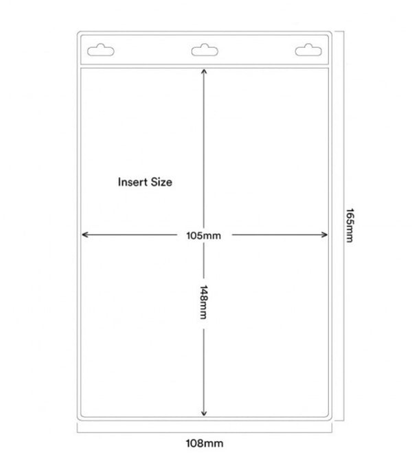 Plastic Pockets - Card Holders A6 - i2 Banners and Posters