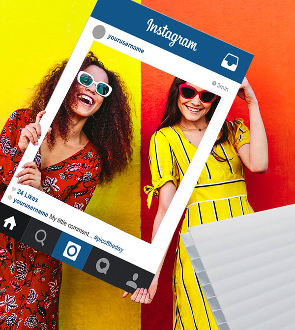 Selfie Frames 5mm Corflute - 800mm X 1200mm - i2 Banners and Posters