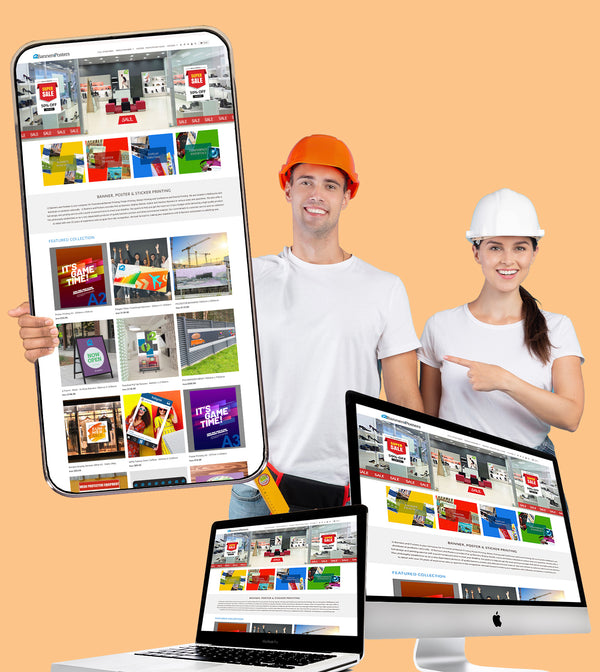 Trade E-commerce Website Package - i2 Banners and Posters